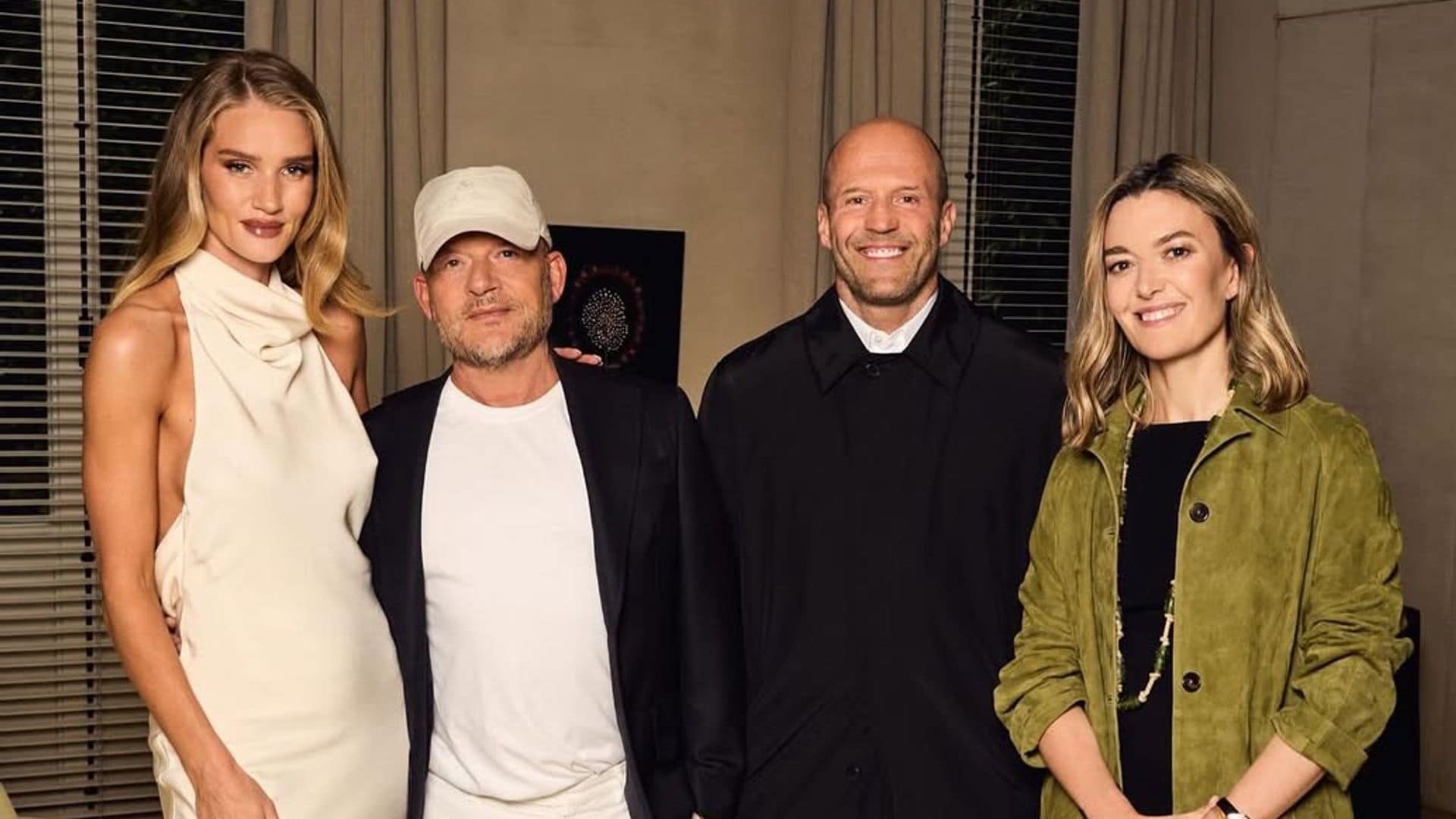 Rosie Huntington-Whiteley y Jason Statham apoyan a Marta Ortega en su último proyecto de Zara