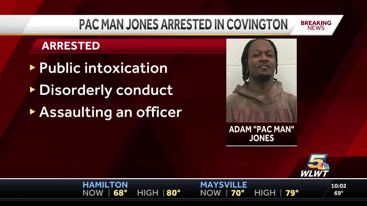 Former Bengals player Adam "Pacman" Jones arrested Saturday morning in ...
