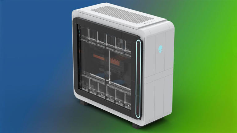 Alienware releases a PC Lego set — Area-51 kit has 318 bricks, builds ...