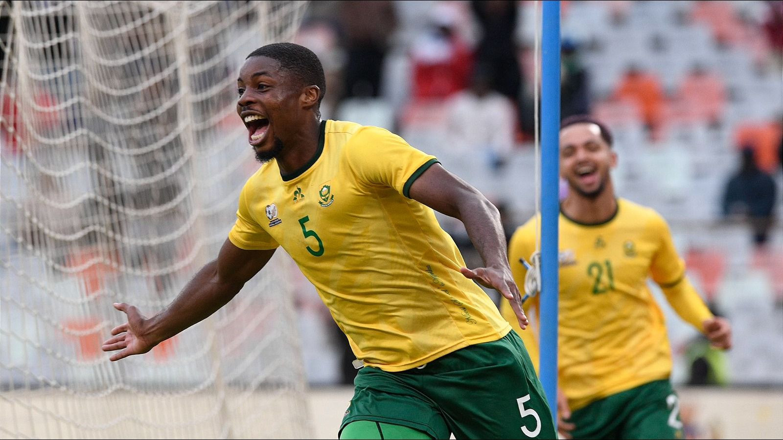 Kabelo Dlamini and Ime Okon score for Bafana in COSAFA Cup victory over ...