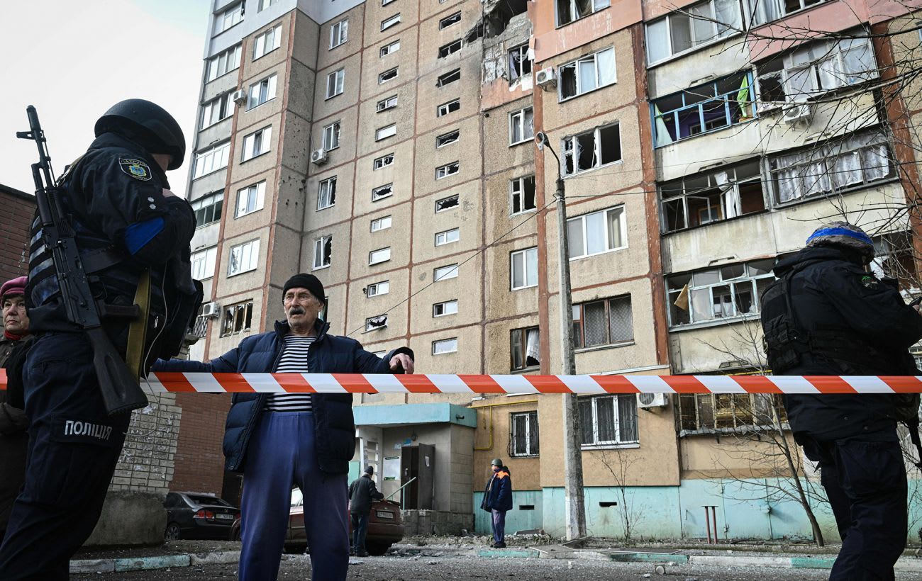 Russian forces hit Kherson high-rises, married couple dead