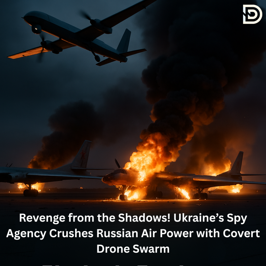 Revenge from the Shadows! Ukraine’s Spy Agency Crushes Russian Air ...