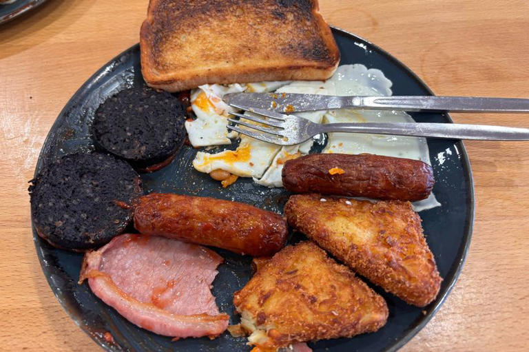 I tried the 23-piece Morrisons Big Daddy breakfast and it came on four ...