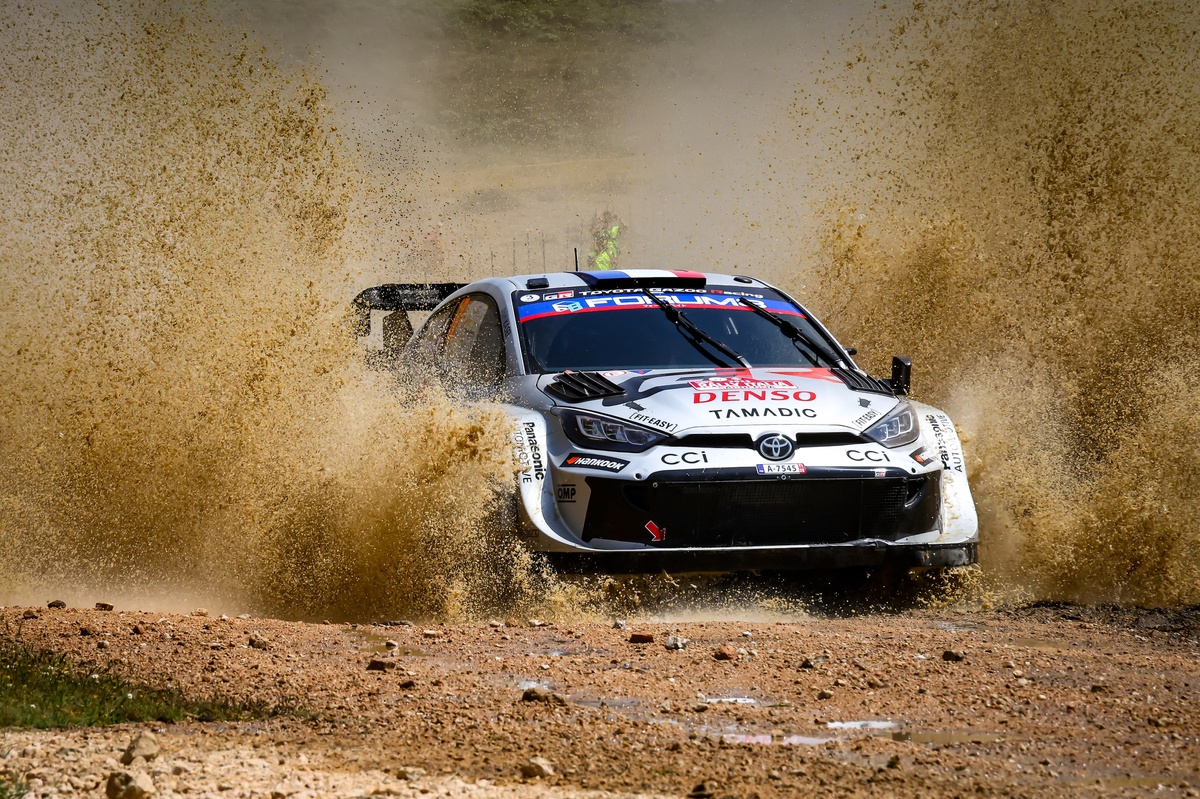 Ogier leads WRC Rally Sardinia as Fourmaux capitulates