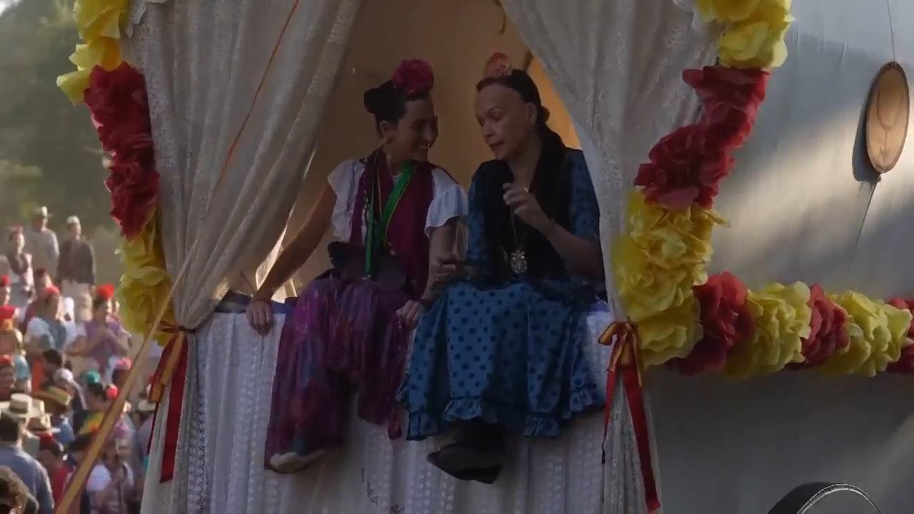 Catholic pilgrims gather in El Rocío in Spain to venerate an icon of ...