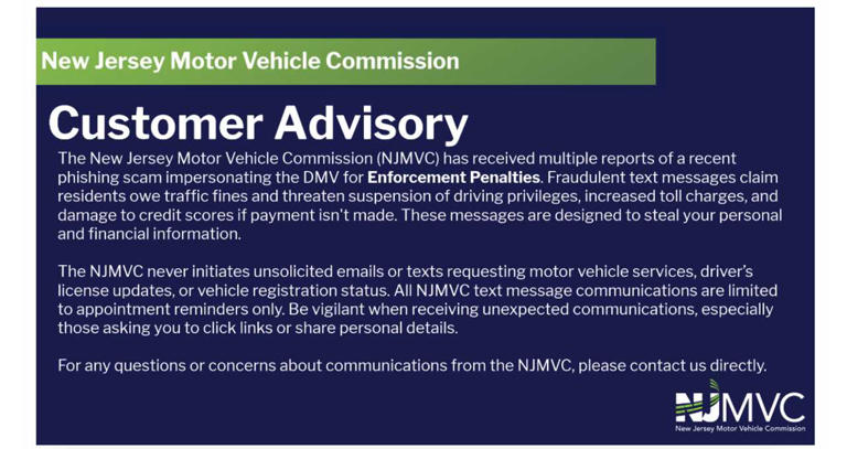 Thousands In NJ Hit With Fake Text Threatening License Suspension: Don ...