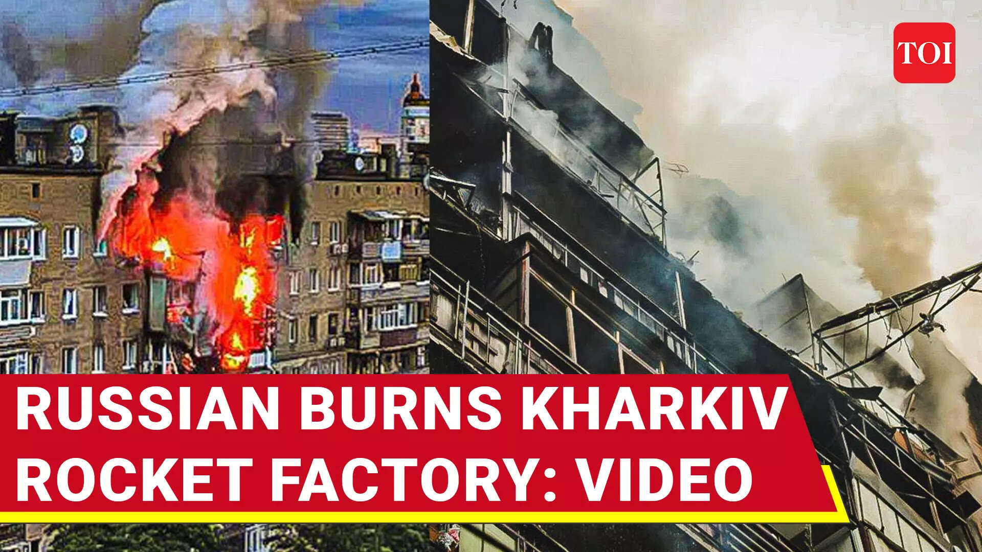 Russian Drone Hits Kharkiv Rocket Factory, Triggers Multiple Fires As ...