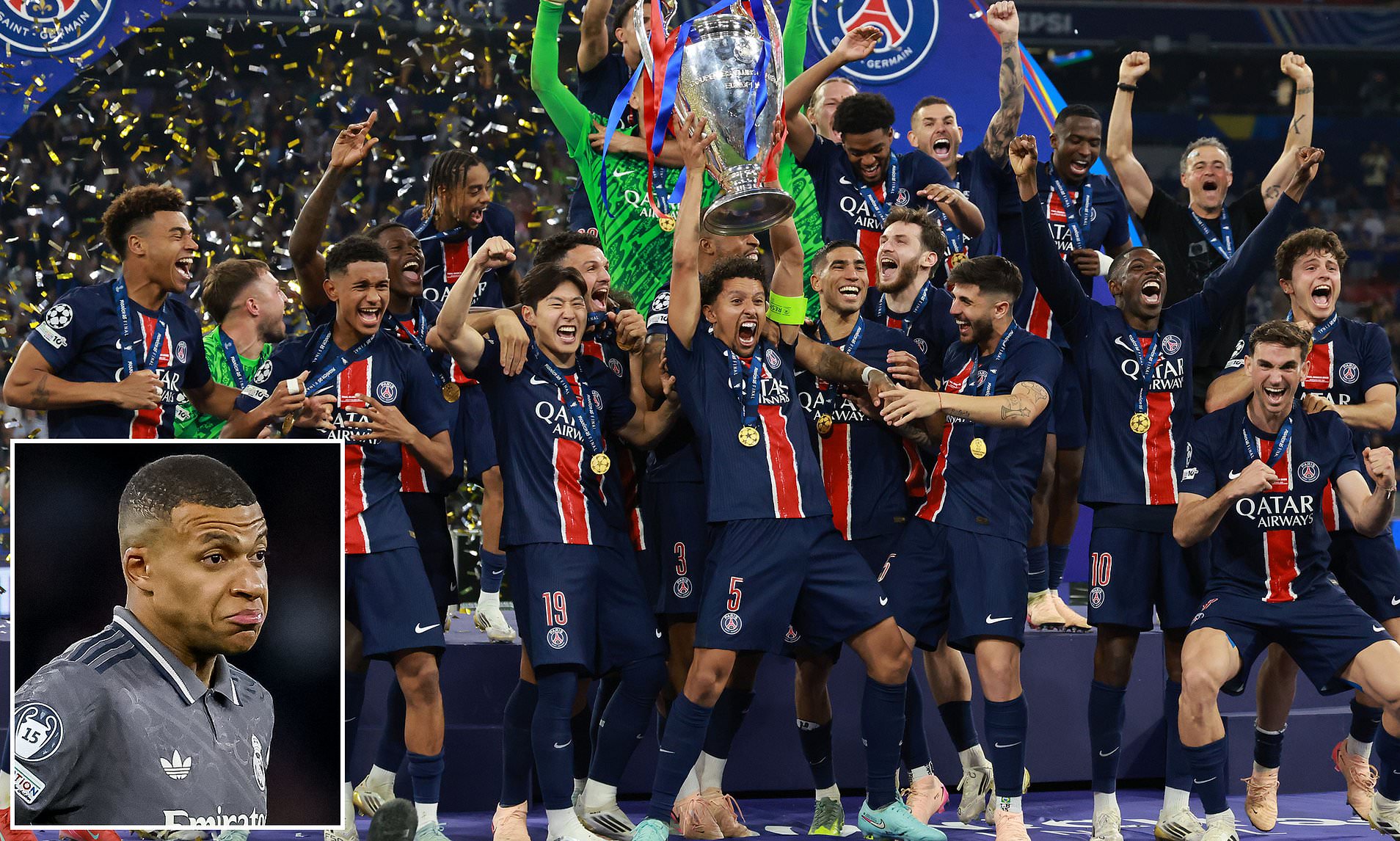 Kylian Mbappe responds to claims he left PSG for Real Madrid 'too soon ...