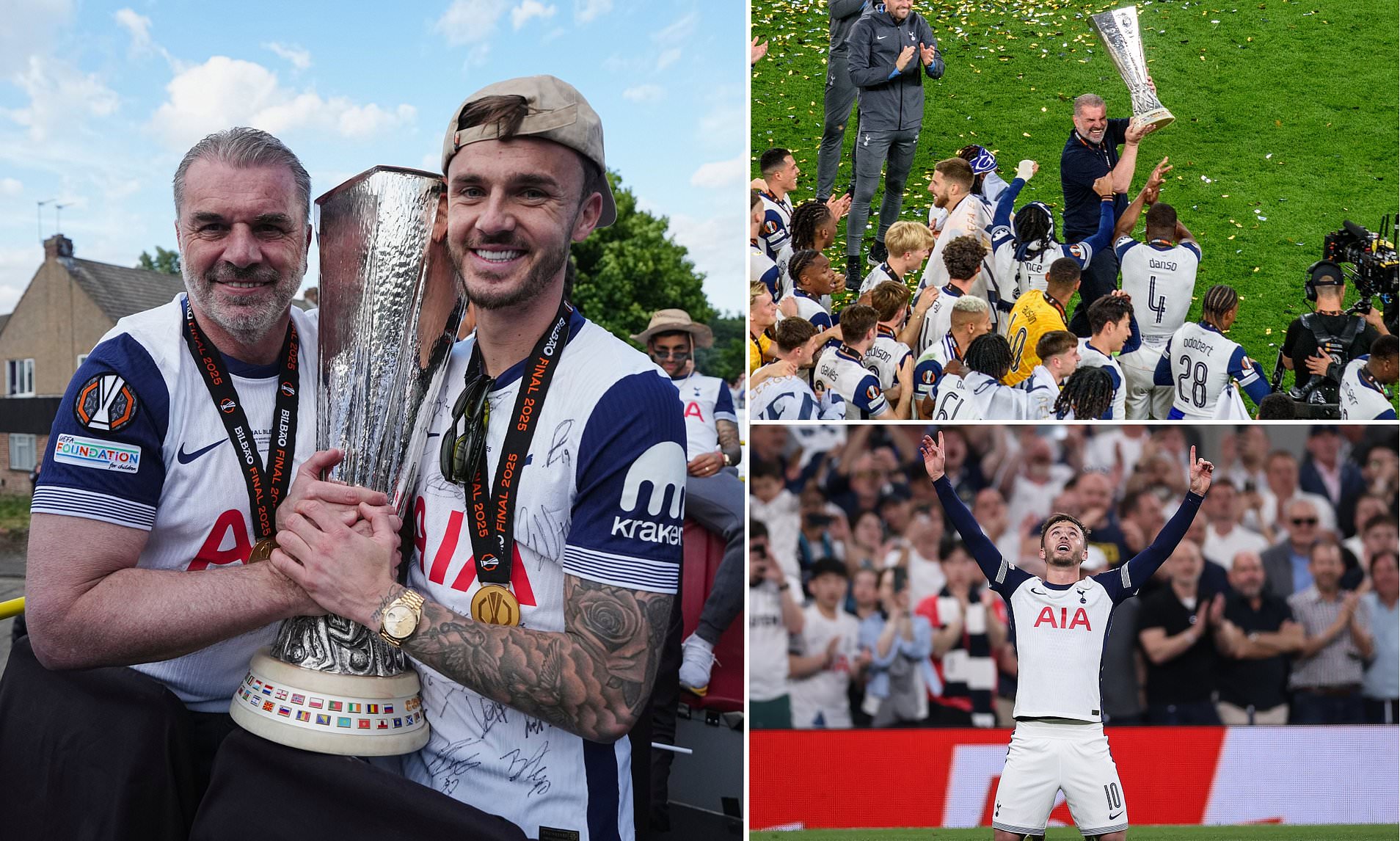 James Maddison breaks his silence after Ange Postecoglou's sacking as ...