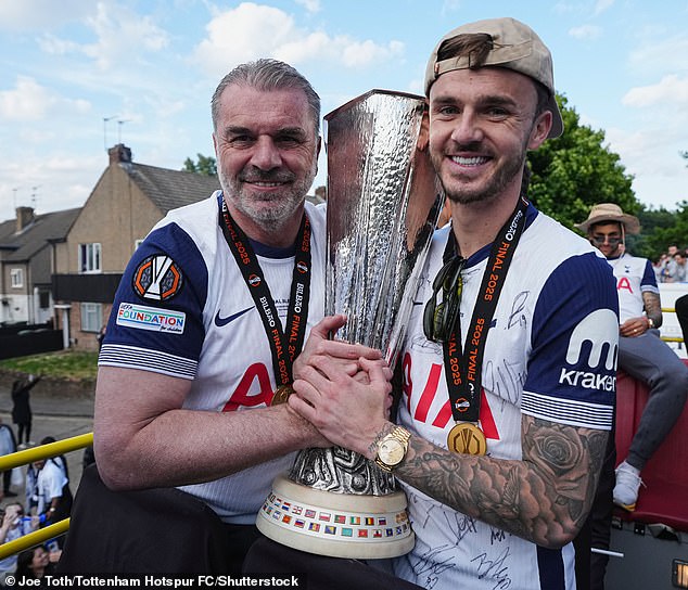 James Maddison breaks his silence after Ange Postecoglou's sacking as ...