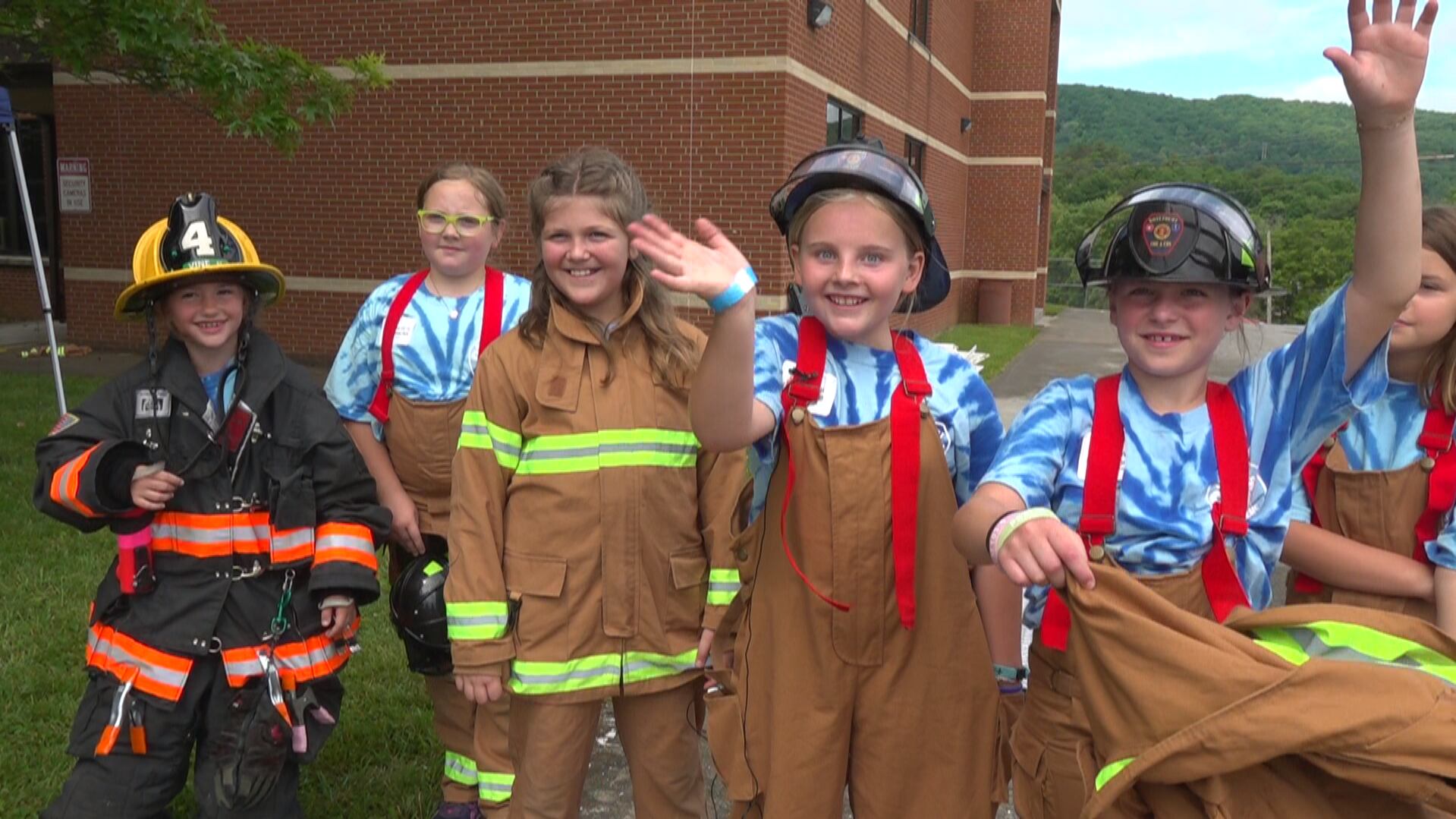 Young girls, teenagers in Botetourt County learn firefighting at camp