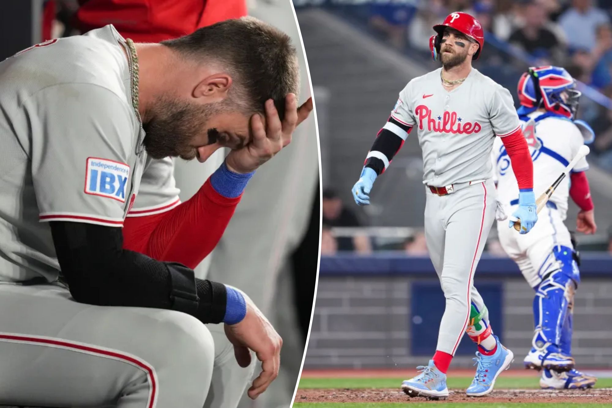 Bryce Harper lands on injured list in brutal Phillies blow