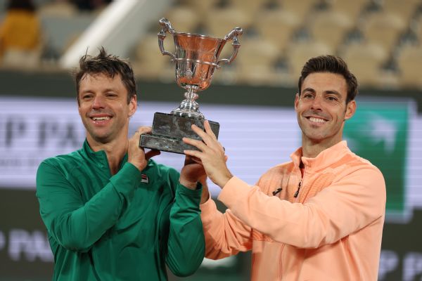 Ageless Granollers, Zeballos win French Open men's doubles title