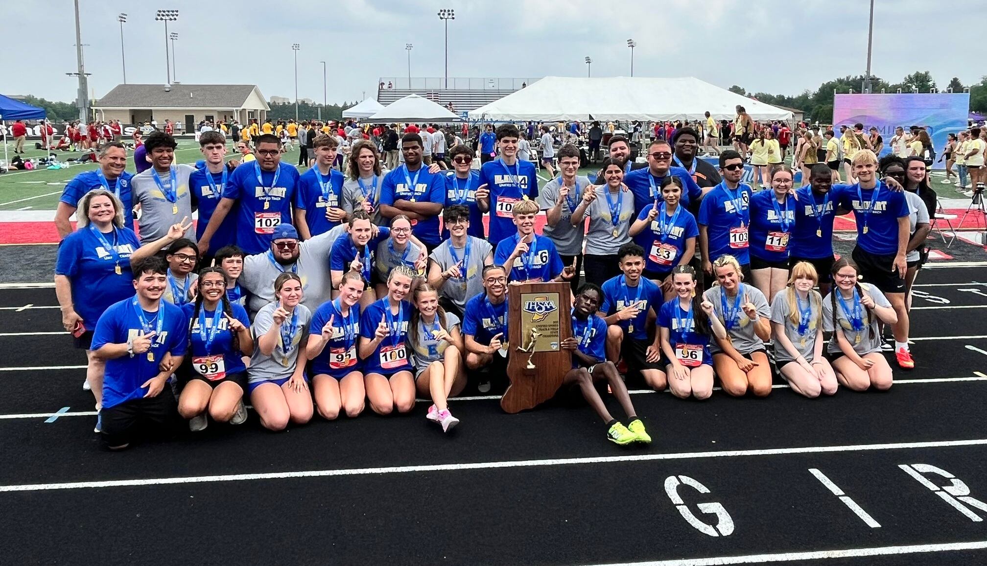 Elkhart High School Unified track team repeats as state champions; Penn ...
