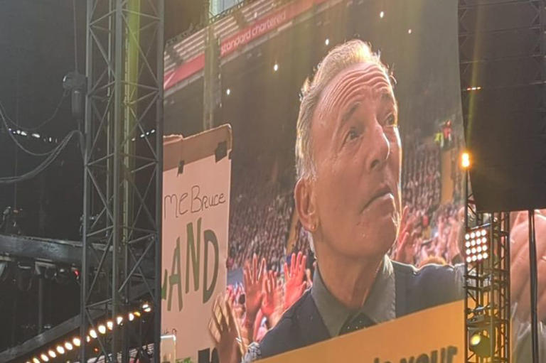 Incredible moments from Bruce Springsteen at Anfield as Sir Paul ...