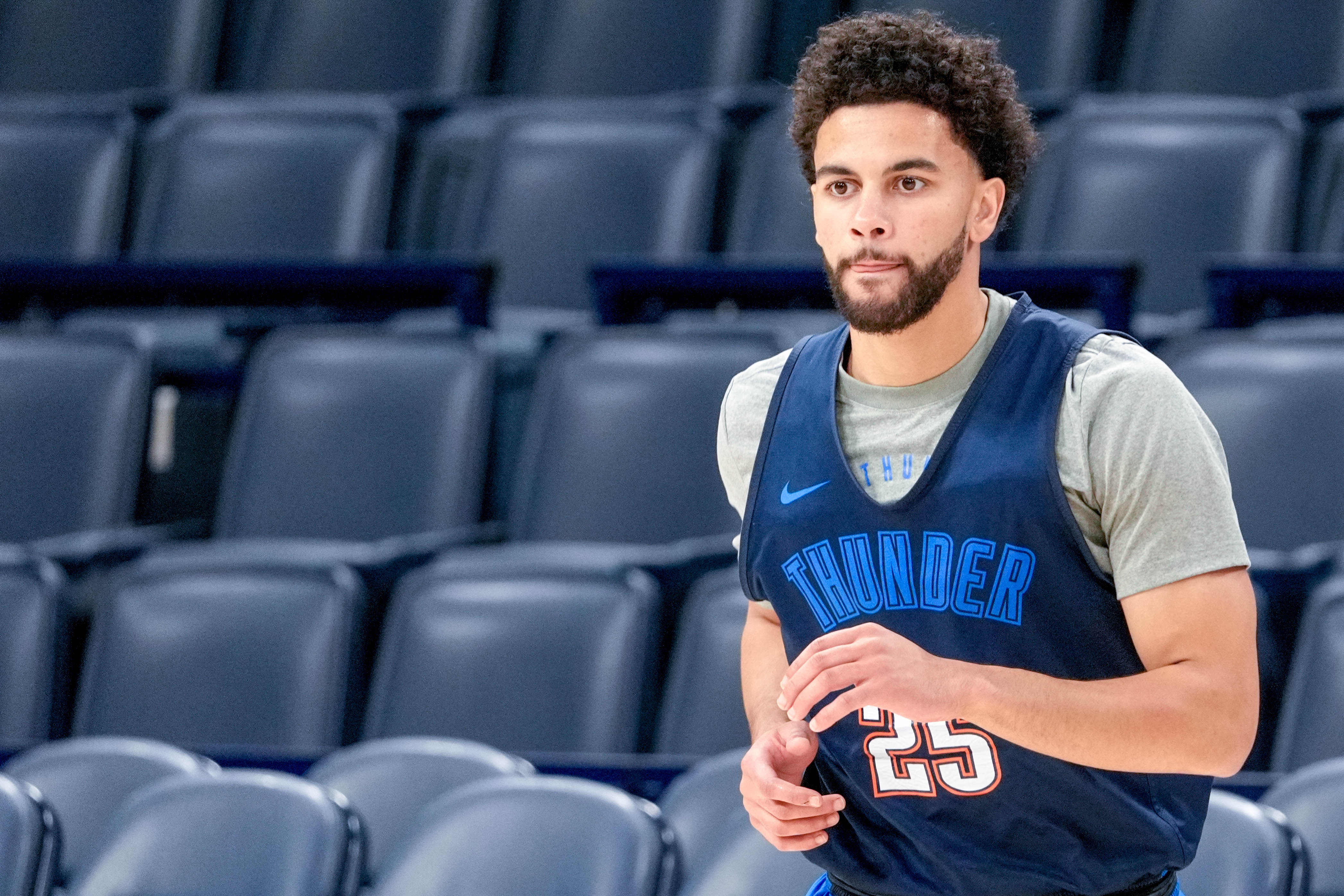 Behind Ajay Mitchell's surprise minutes in NBA Finals opener: 'That's ...