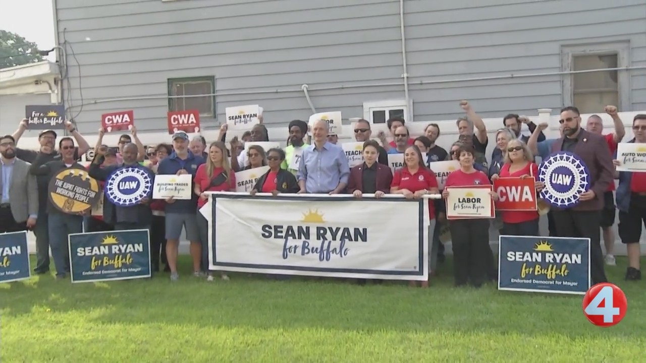 Sean Ryan getting support from local labor unions