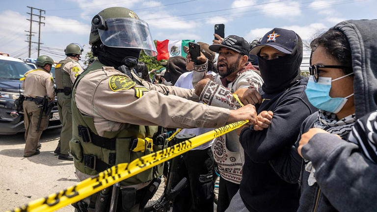 Trump deploys National Guard to LA immigration 'riots' after claiming ...