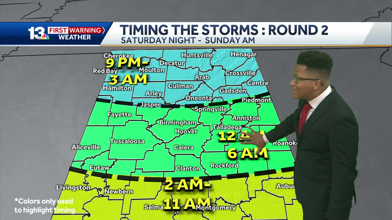Saturday weather forecast