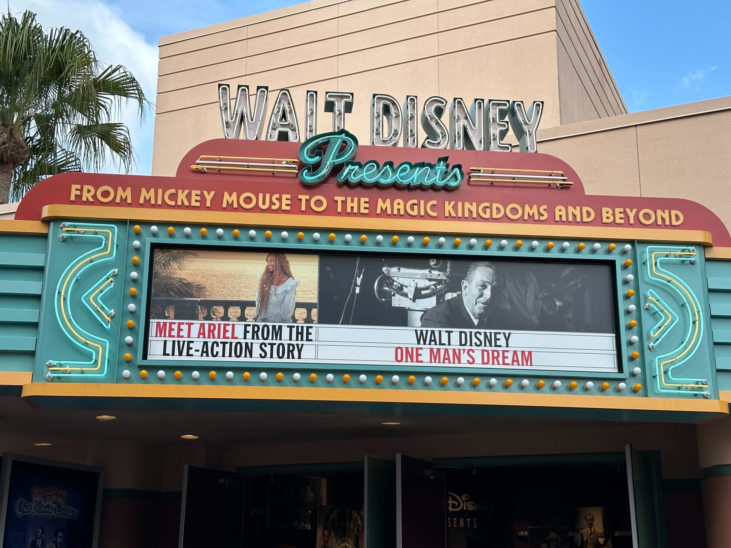 Neon Lights Removed From 'Walt Disney Presents' Sign at Disney's ...