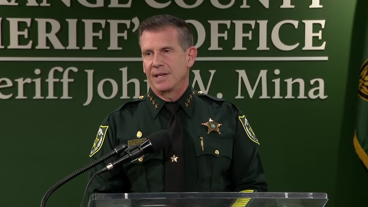 Orange County Sheriff John Mina provided an update on second deputy ...