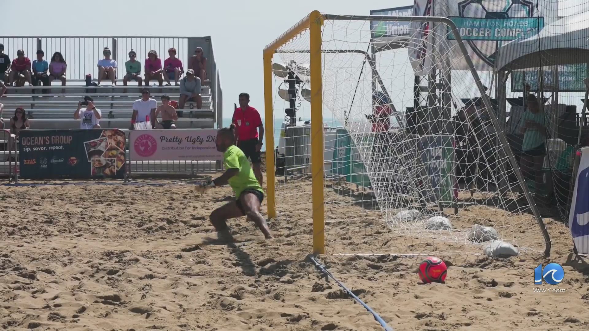 Sand soccer championships kickoff in VB