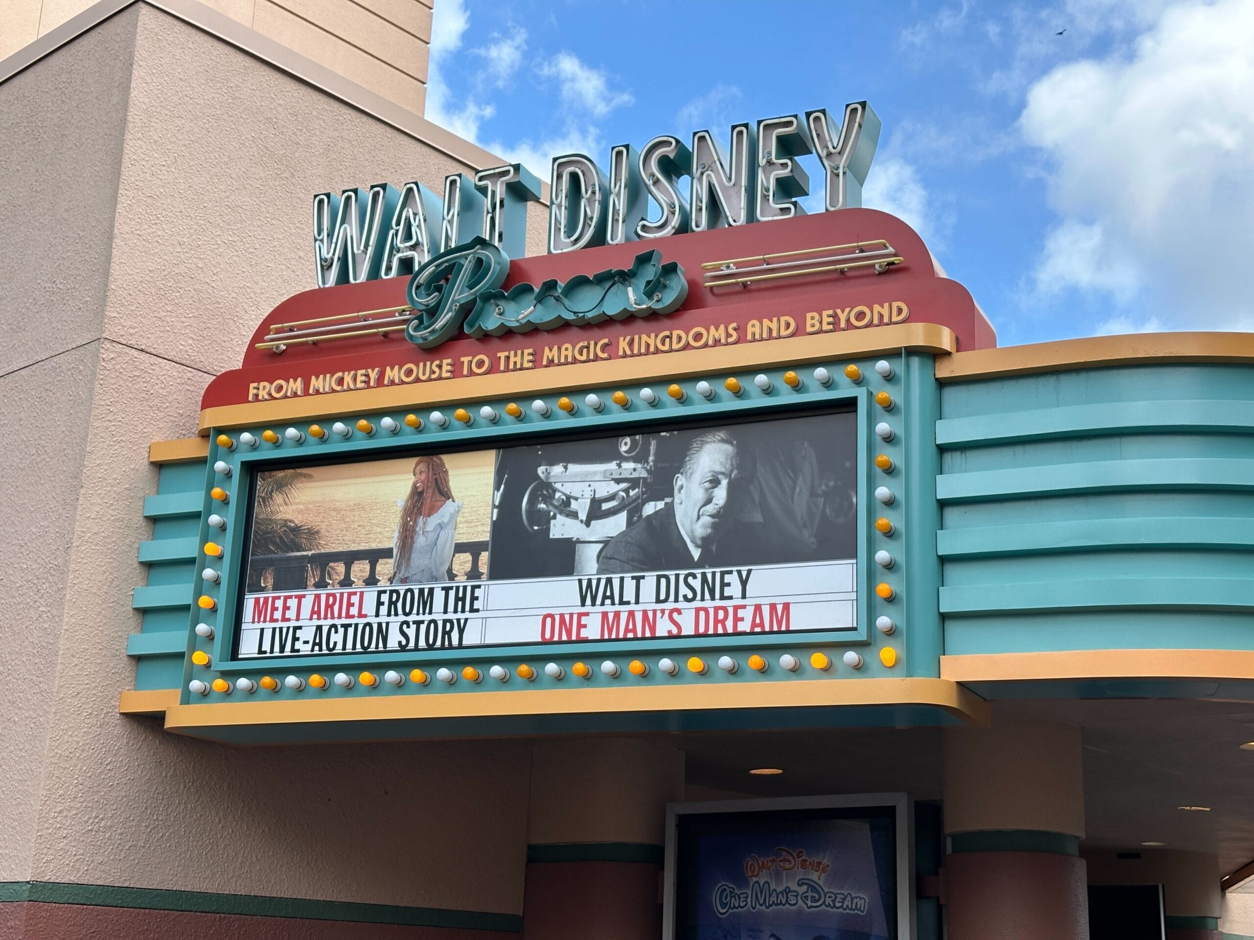 Neon Lights Removed From 'Walt Disney Presents' Sign at Disney's ...