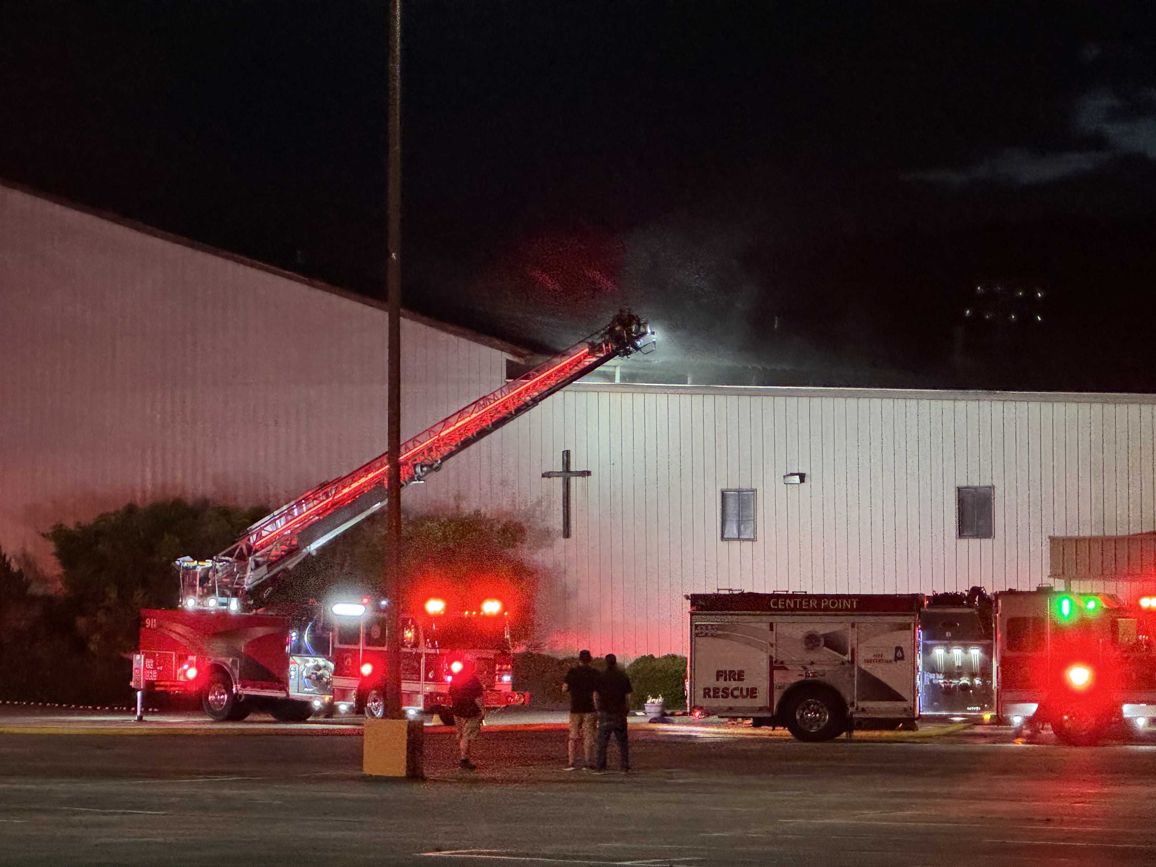 Crews extinguish church fire in Center Point, investigation underway