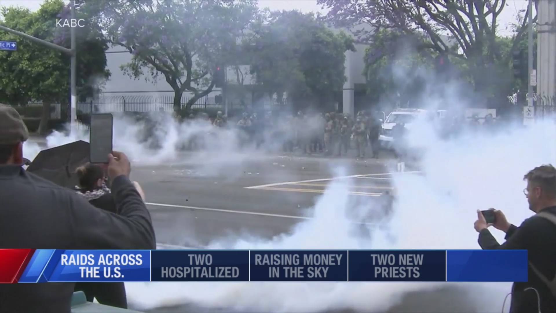 Protests erupt in Los Angeles and New York City over ICE raids