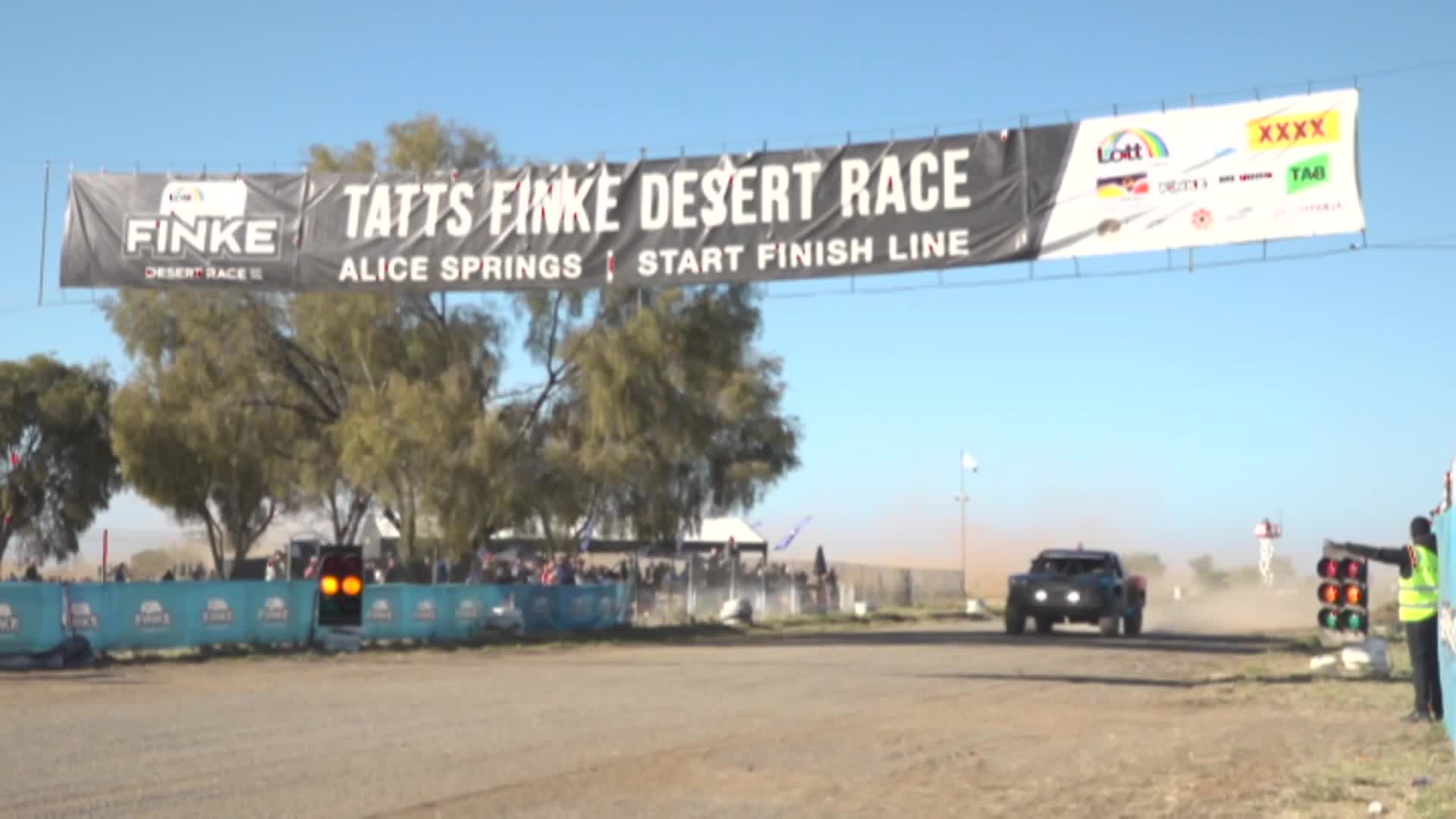 Legendary Finke Desert race roared into life with a short-time trial ...