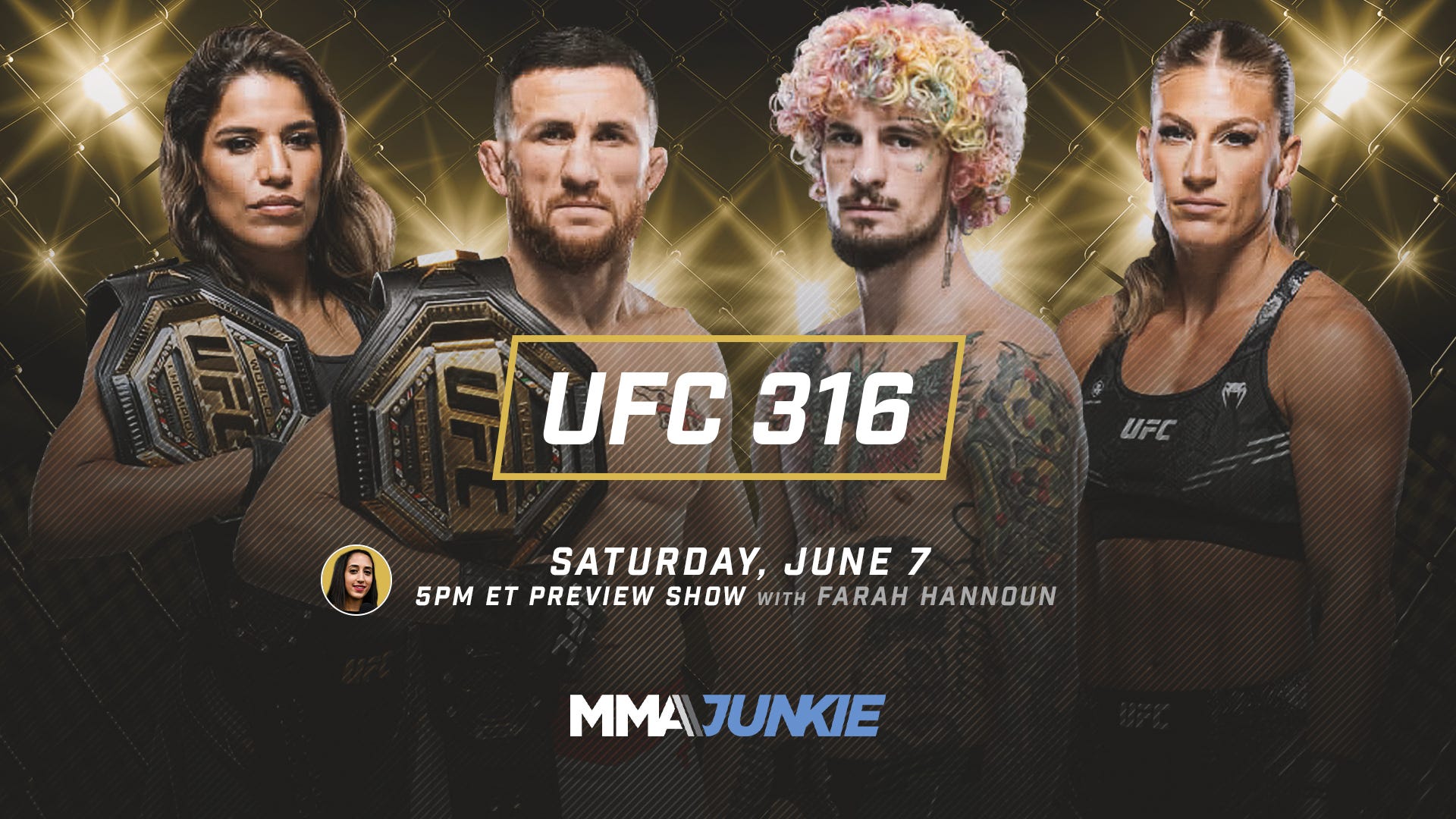 UFC 316: Dvalishvili vs. O'Malley 2 preview show live stream with Farah ...