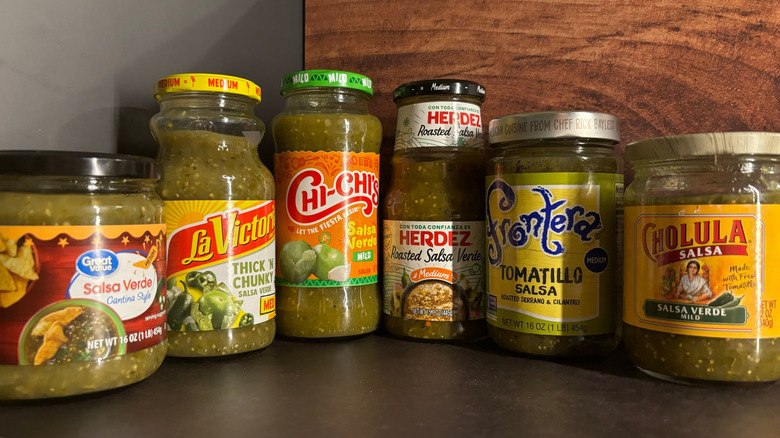 Grocery store salsa verde, ranked from worst to best