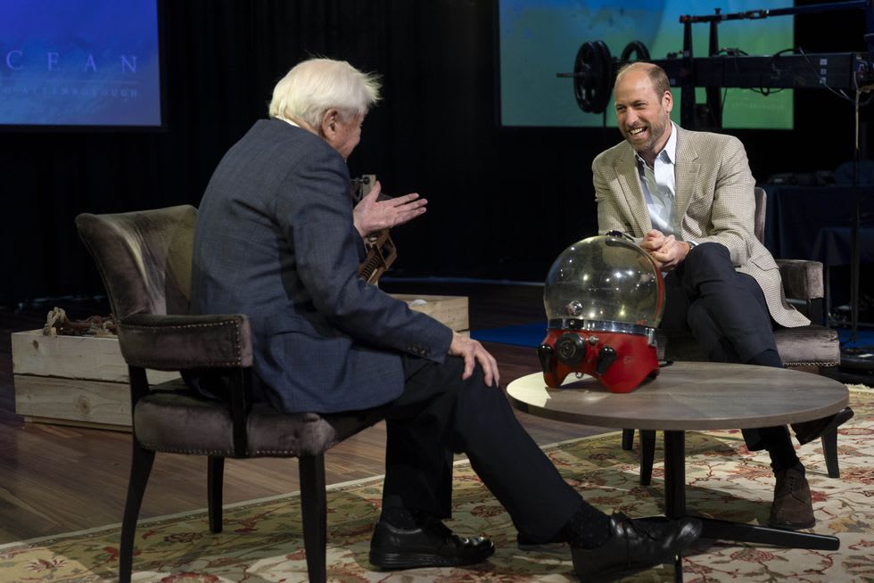 Prince William joins forces with Sir David Attenborough as Kensington ...