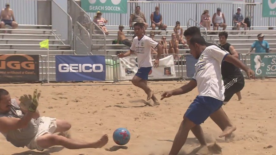 Sand Soccer takes over the Oceanfront