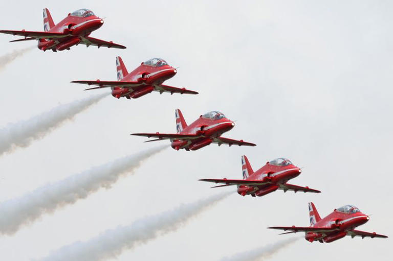 Red Arrows 2025 dates and locations for remaining UK displays