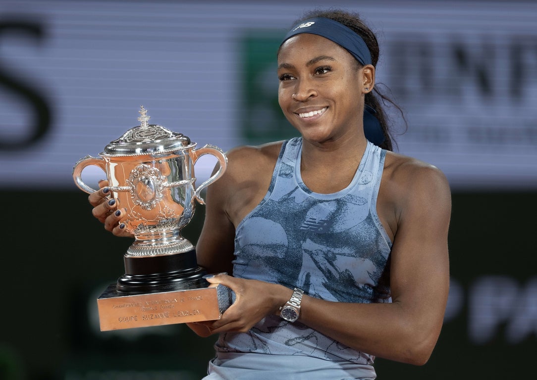 Electrifying women's photos from the 2025 French Open