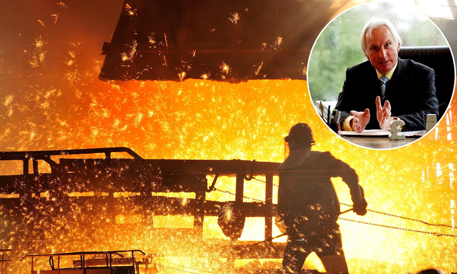 Britain must retain the means of making iron, says Sir Andrew Cook