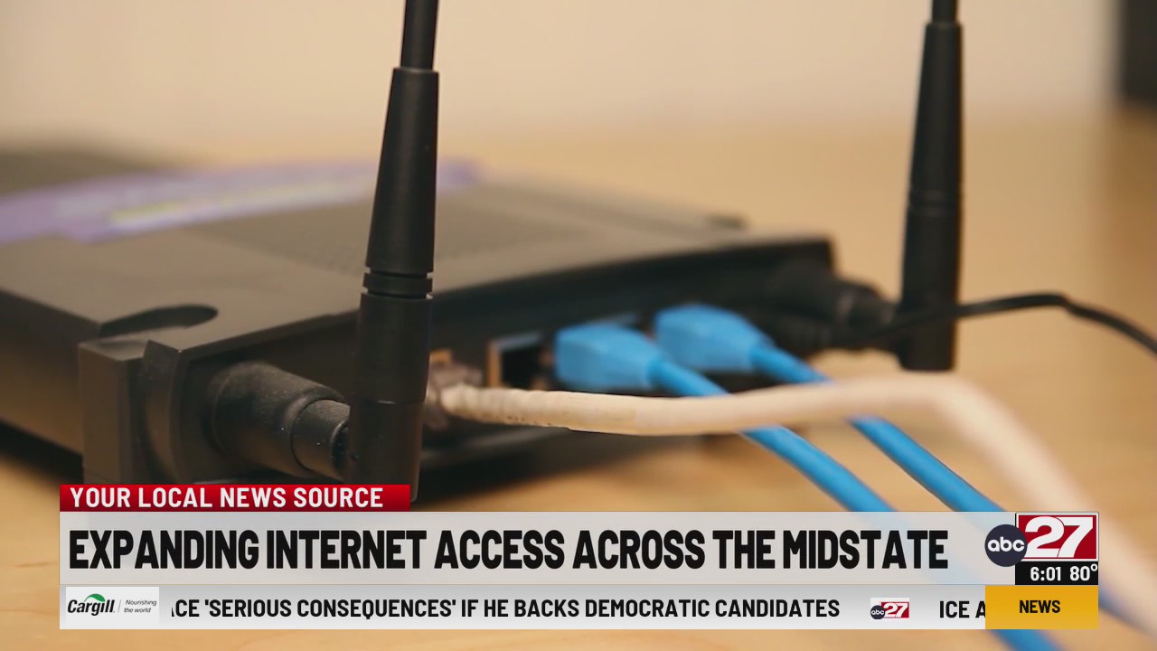 Expanding internet access to more rural parts of the Midstate