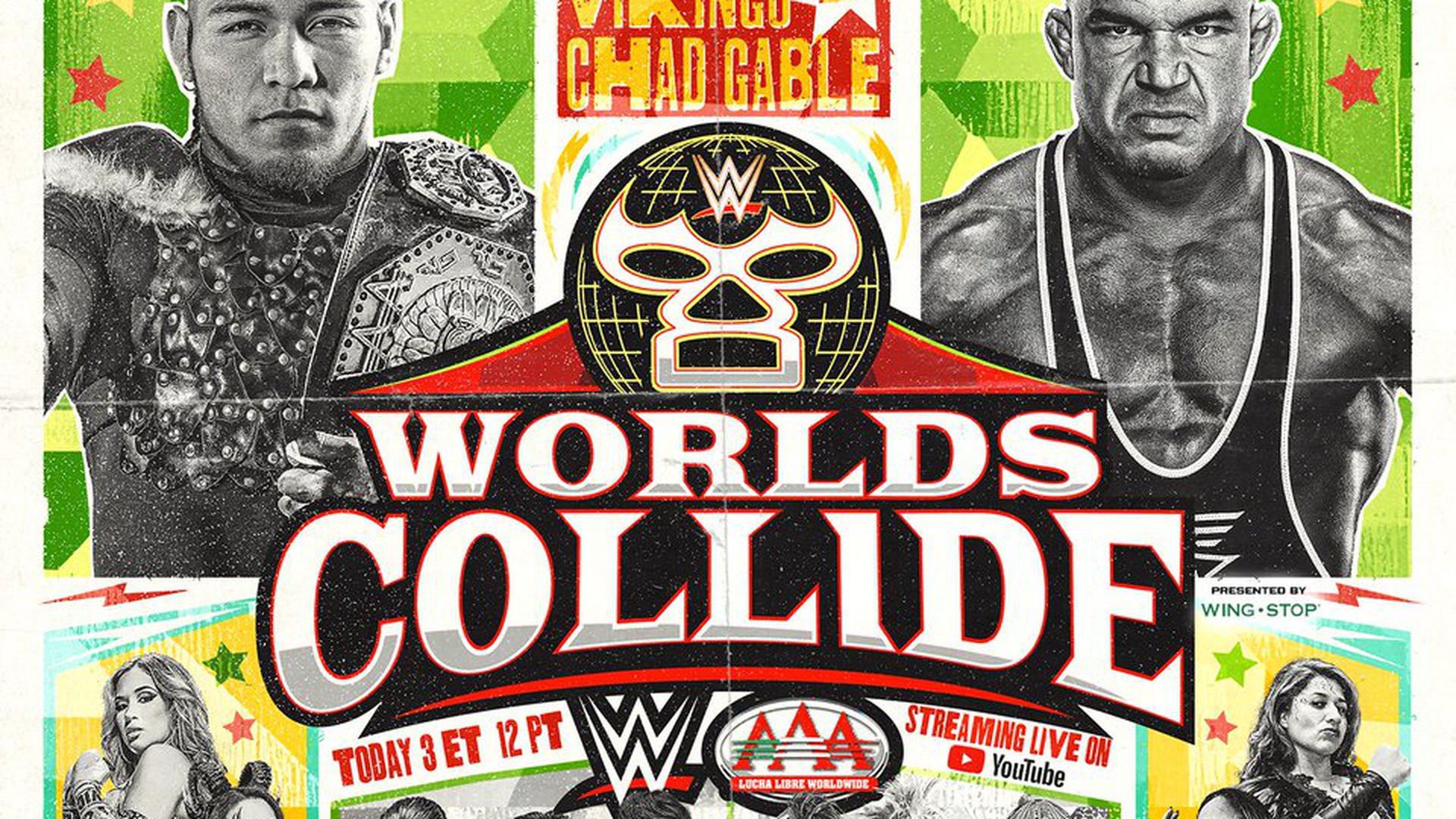 WWE x AAA Worlds Collide livestream, full results