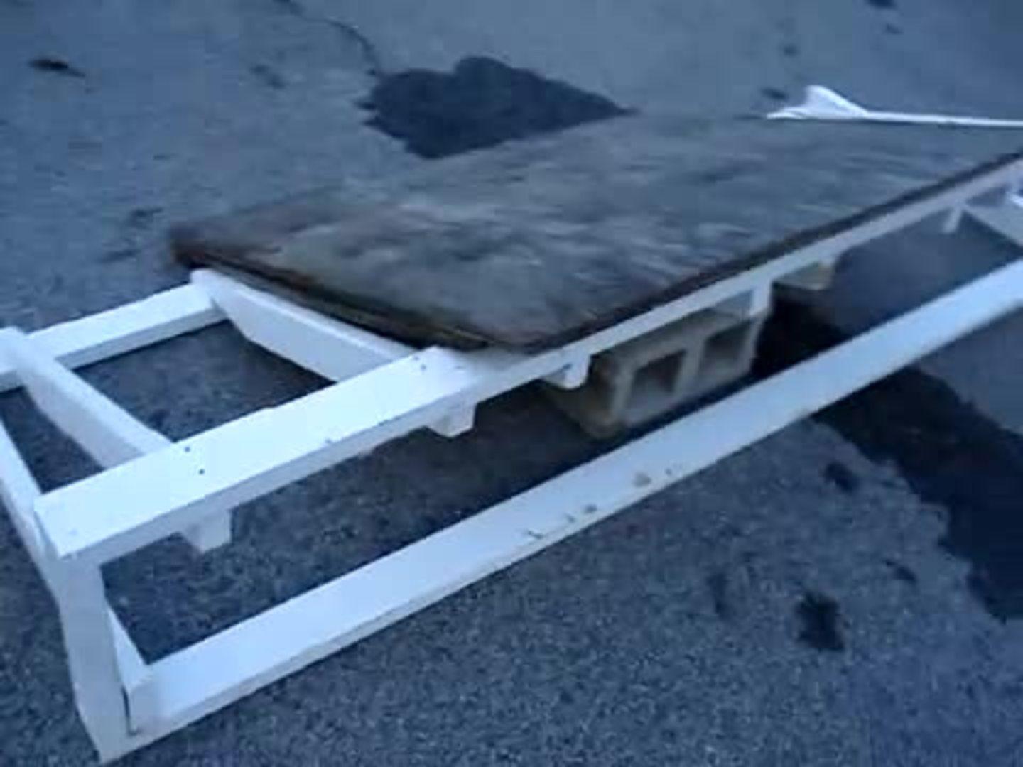 Mini Bike Ramp Crash