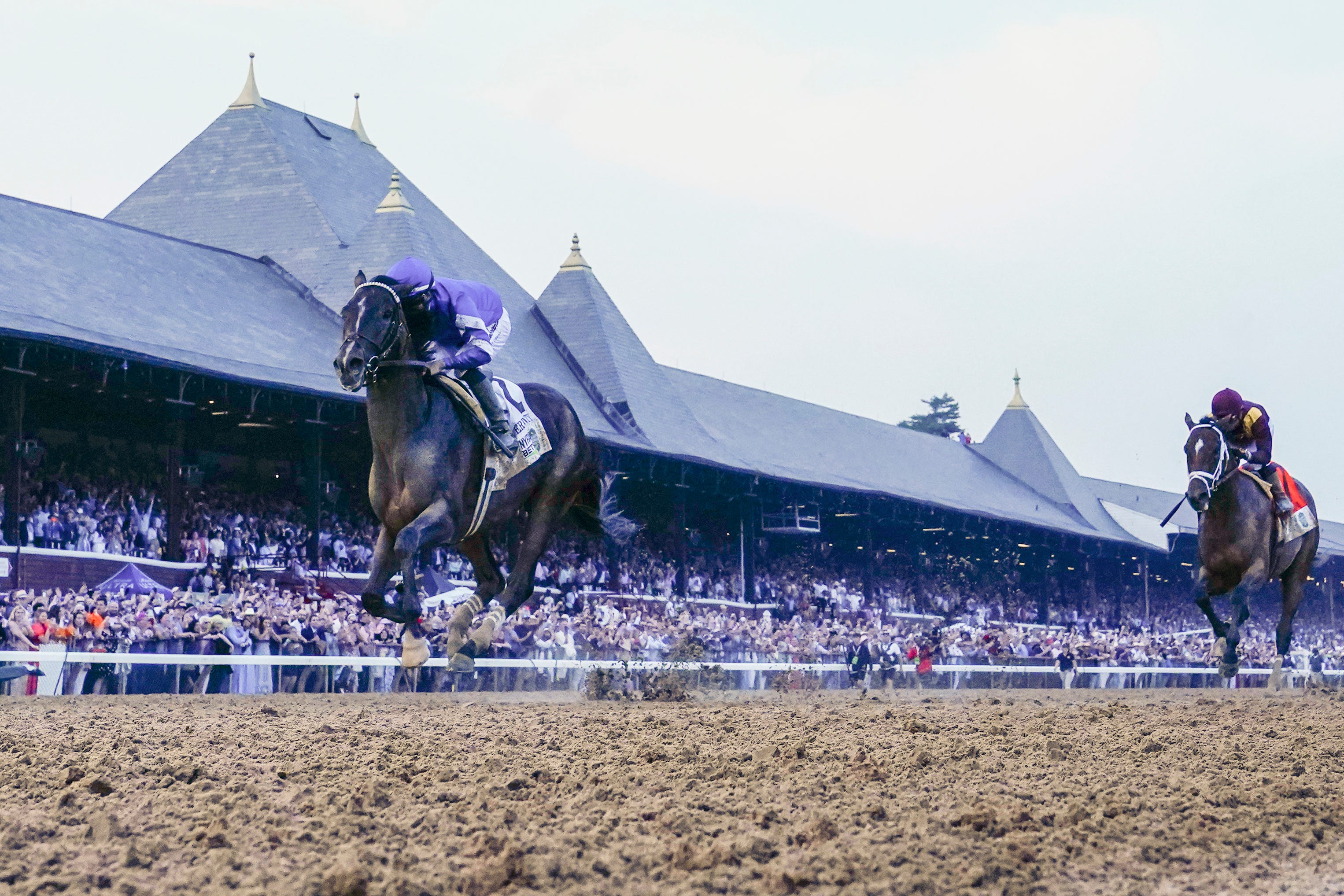 Who won the Belmont Stakes 2025? Sovereignty, trained by Bill Mott ...