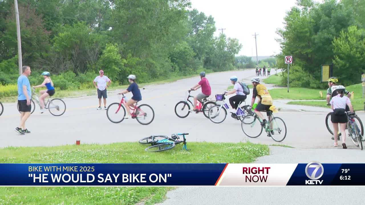 Bike with Mike: Omaha community rides for mental health awareness