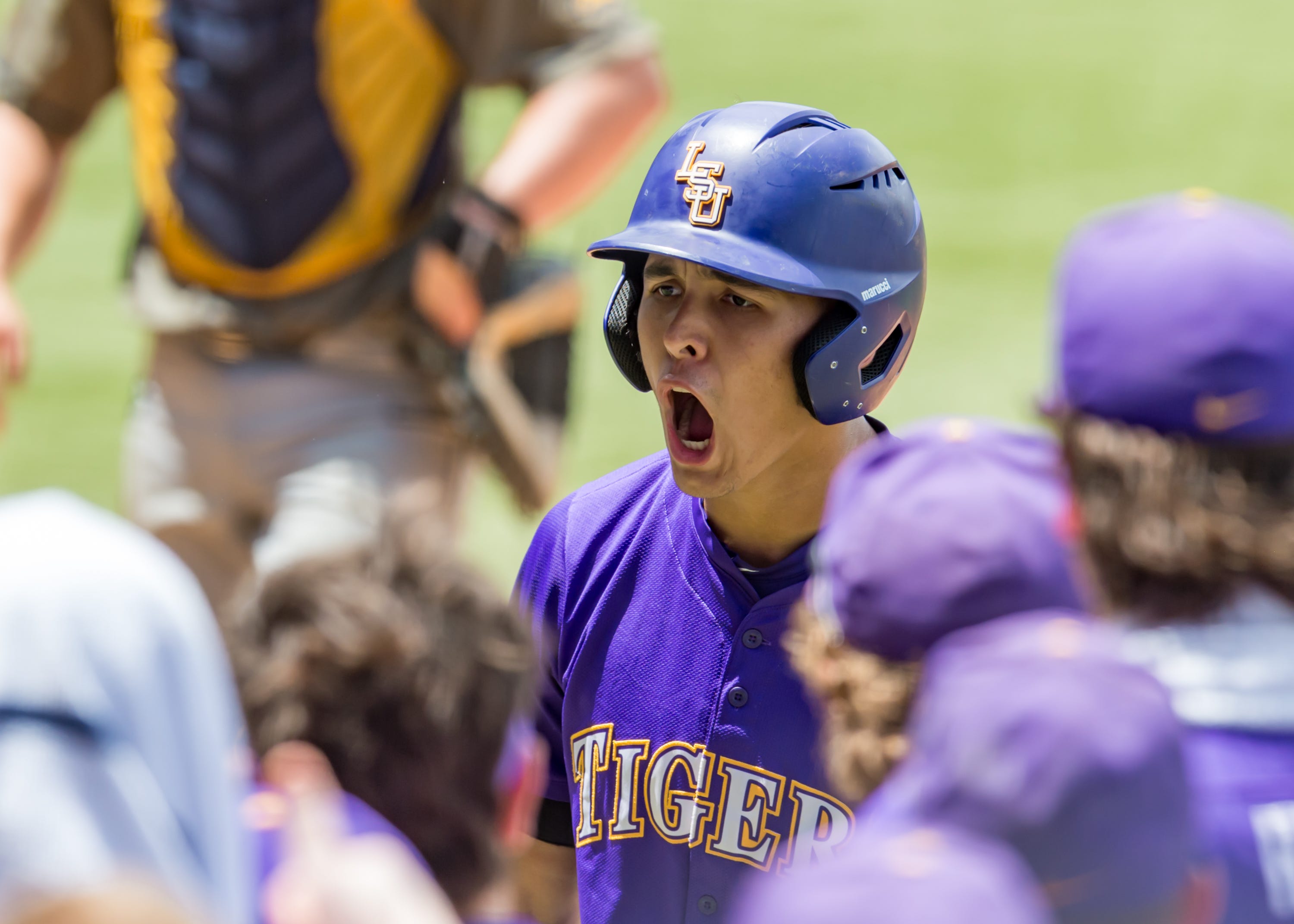 LSU baseball walks past West Virginia to take series lead in NCAA Super ...