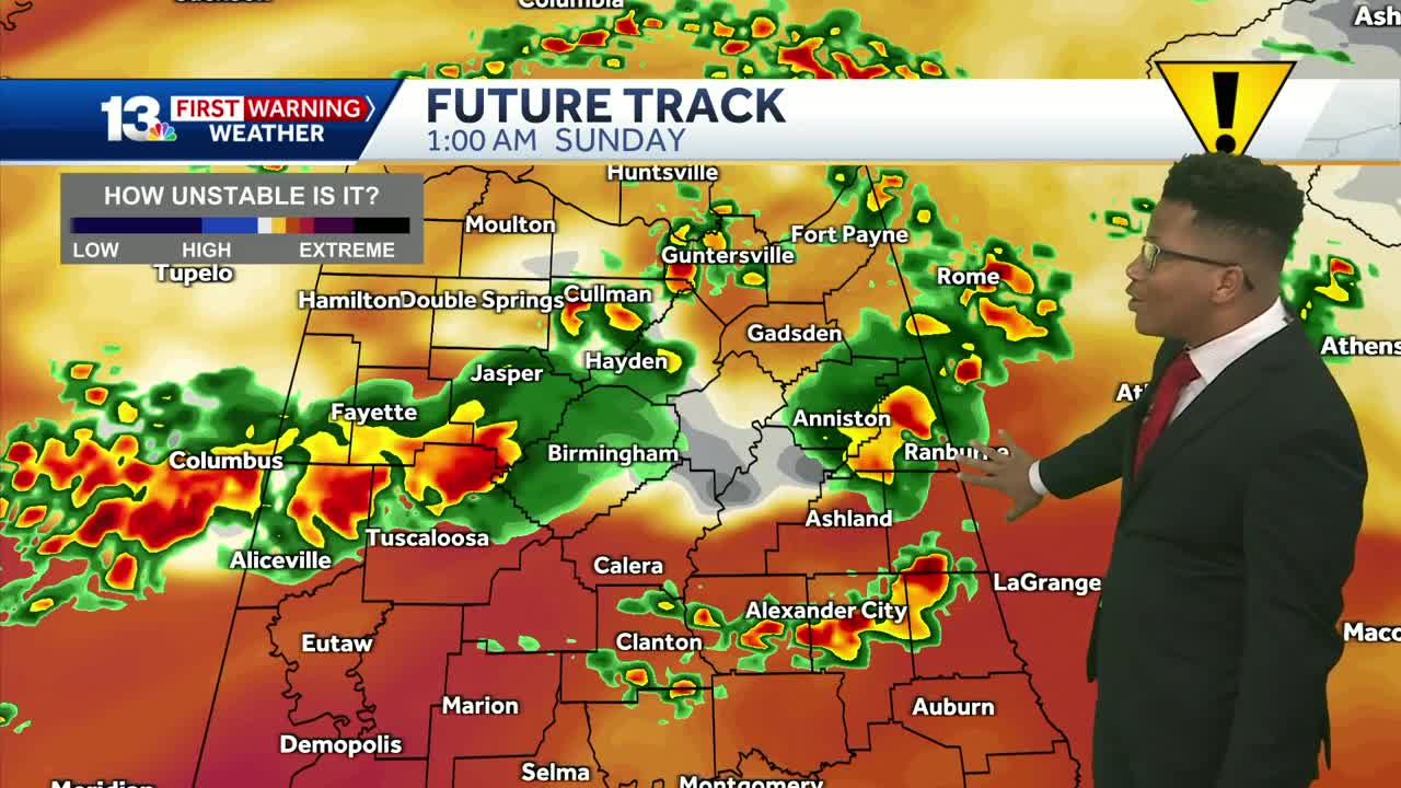 Severe Storms in Alabama: Hail, strong winds, and thunder returns to ...