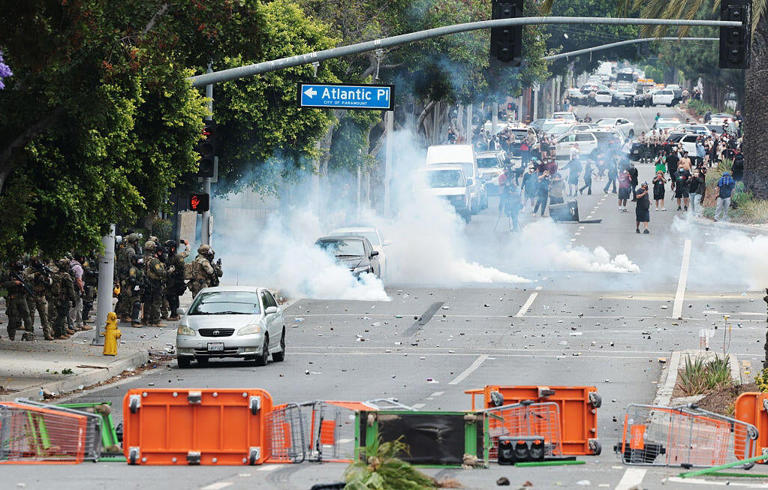 Trump deploying National Guard to L.A. as protests ramp up after ICE ...