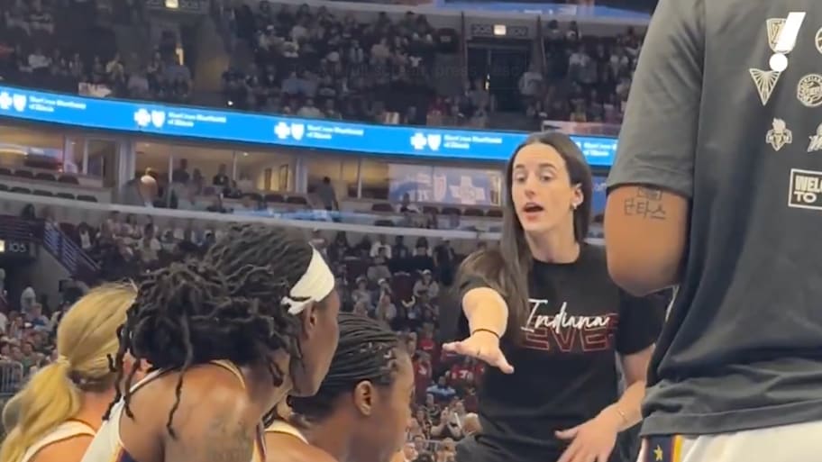 Cameras Caught Caitlin Clark Coaching Up Teammates During Timeout in ...
