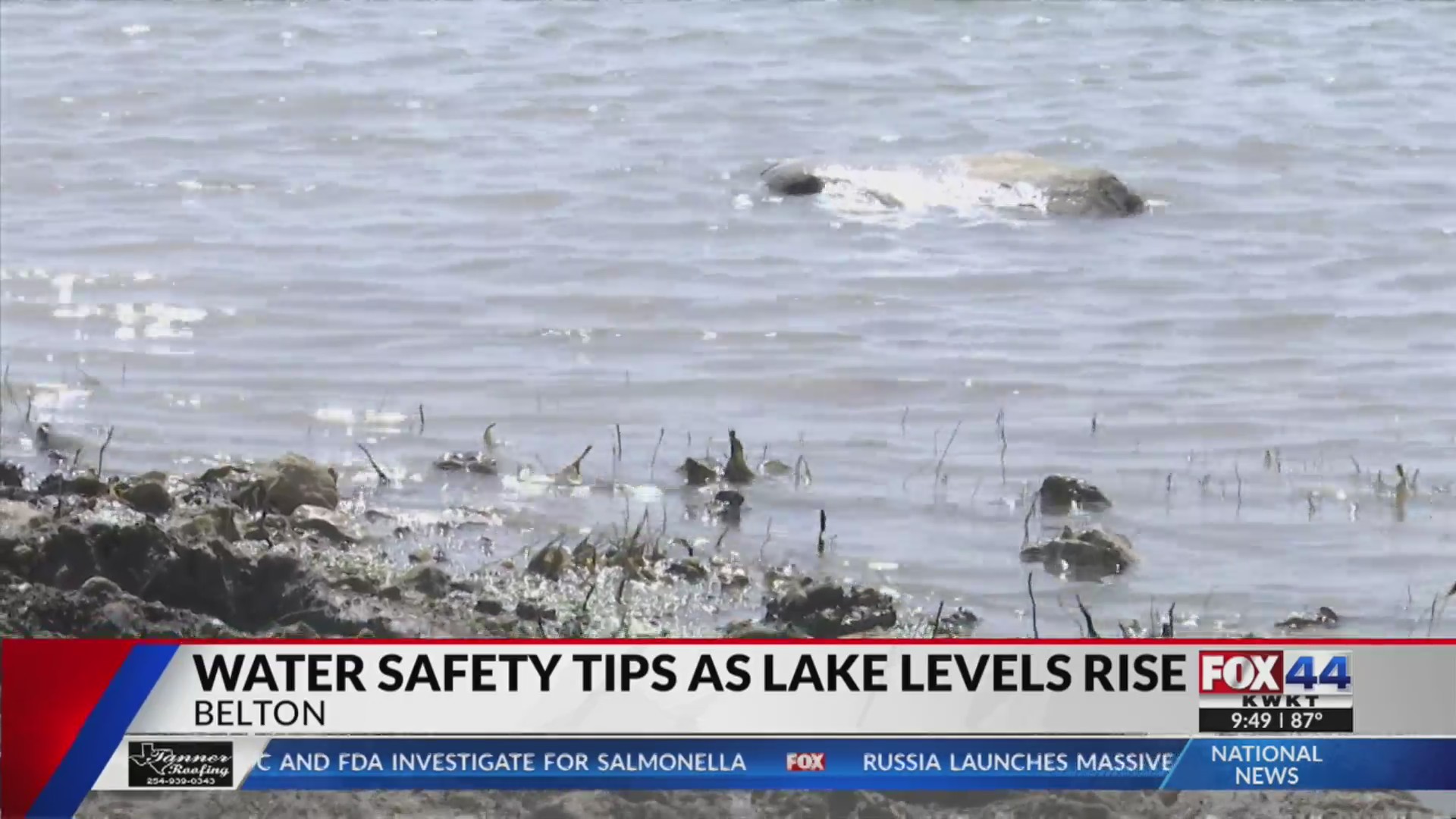 Water safety tips as local lake levels rise