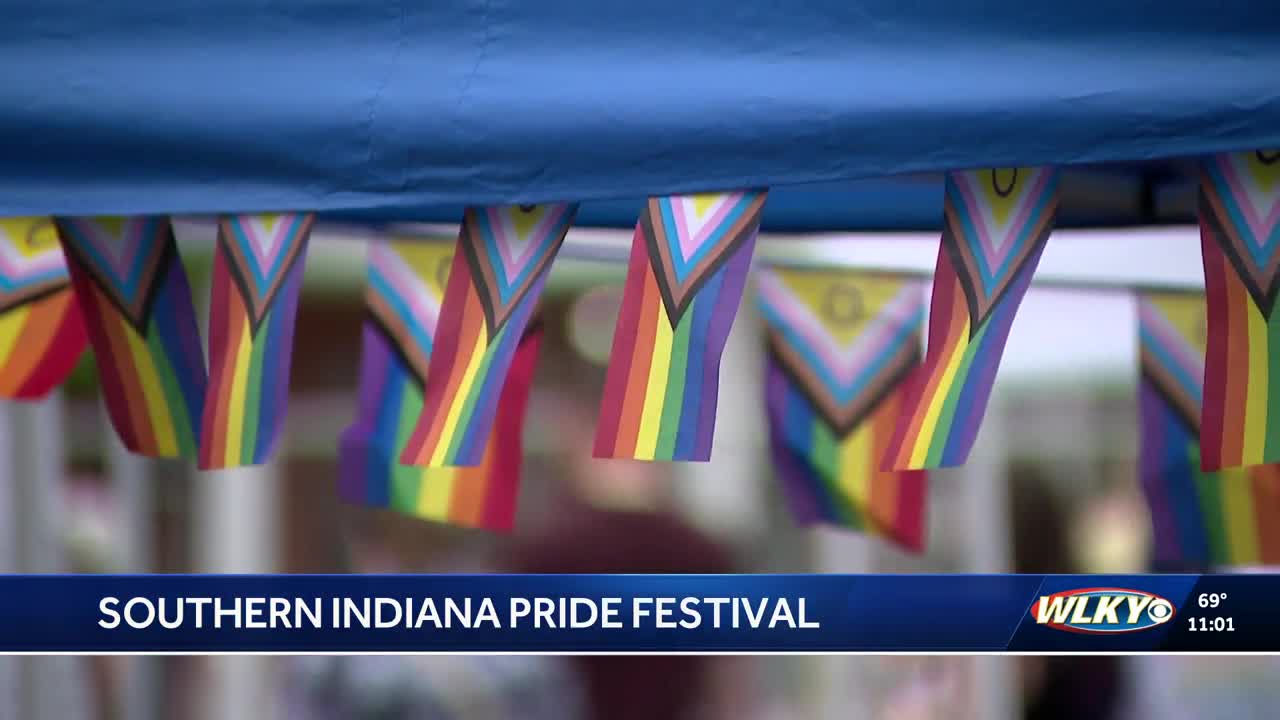 Thousands attend Southern Indiana Pride Festival at Big 4 Station Park