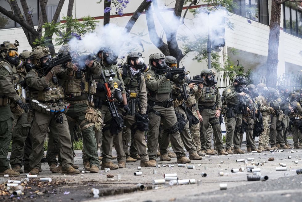 Donald Trump deploys National Guard to LA amid immigration 'riots ...