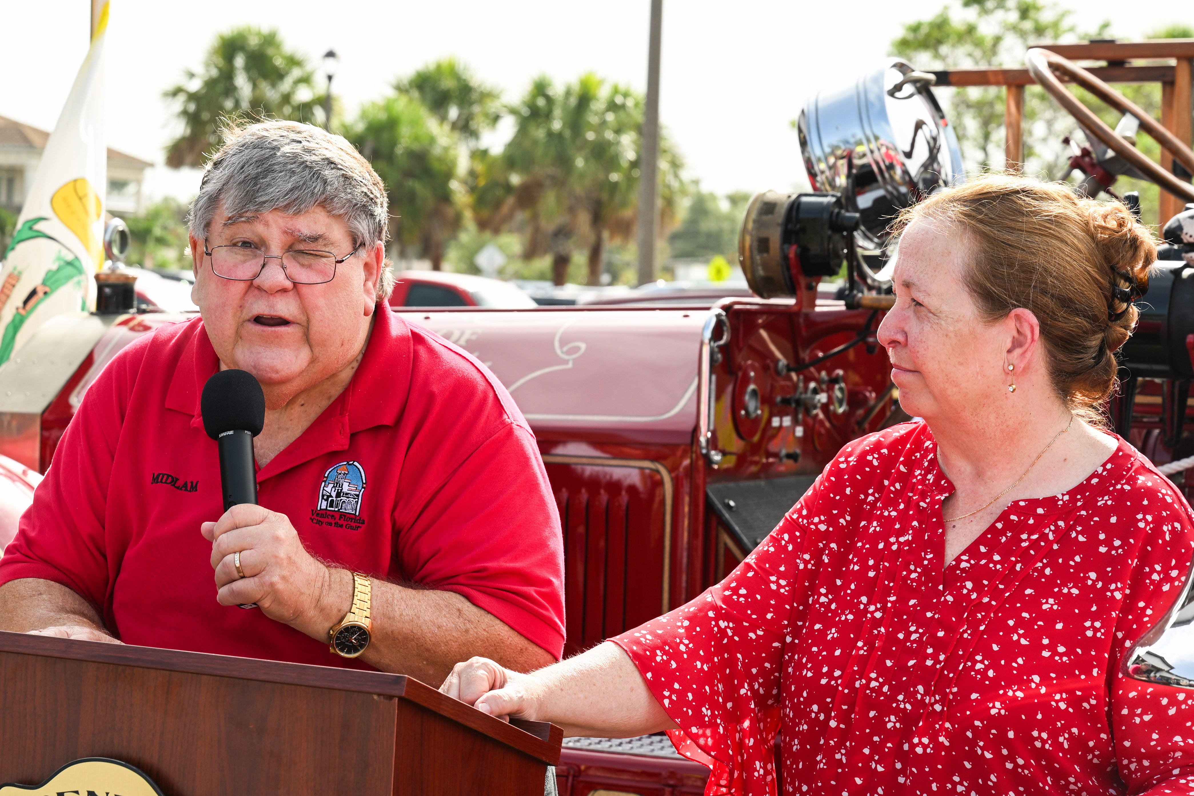 Venice celebrates new museum home for historic 99-year-old fire engine ...